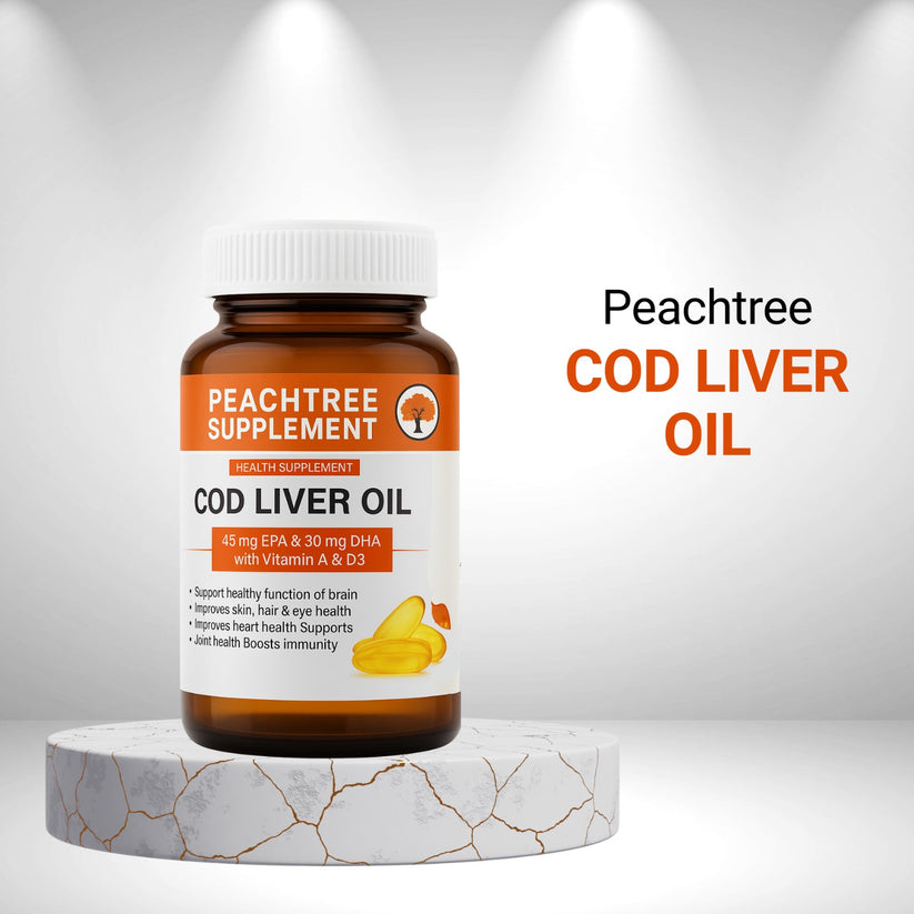 Cod Liver Oil – 60 Softgels – Peachtree Products